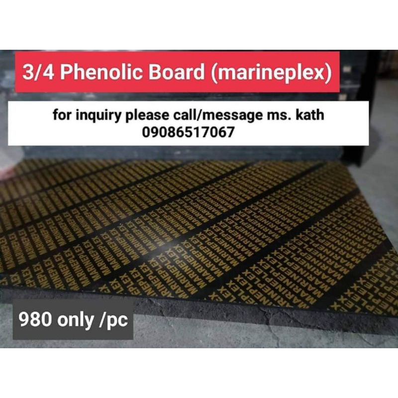 PHENOLIC BOARD 3/4 - MARINEPLEX | Shopee Philippines