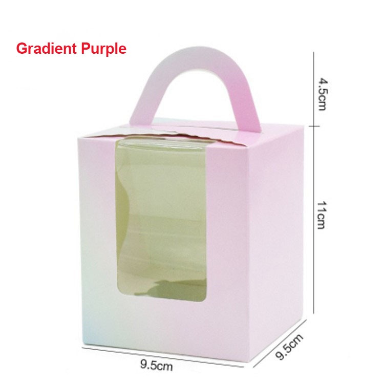 Pastry Box Single Solo Cupcake Box Cookies Boxes Individual Box with ...