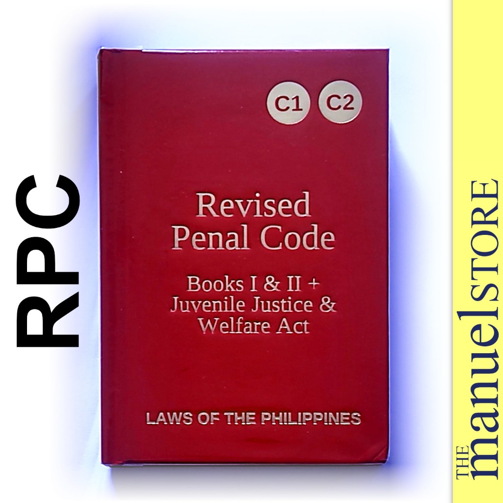 Pocket Codal (2025) Revised Penal Code (RPC) Books I & II One Two ...