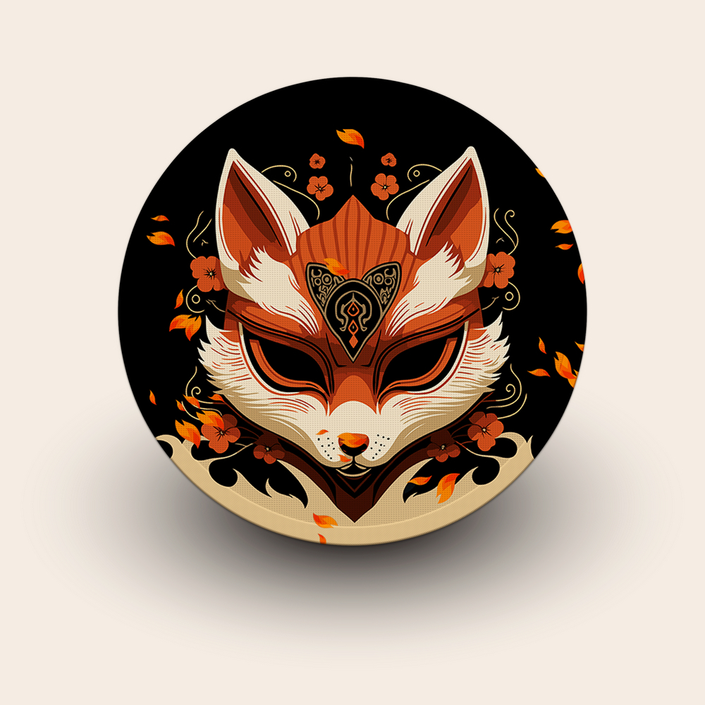 Macveth Artisan Deskmat | KITSUNE Artisan Coaster Cup | Shopee Philippines