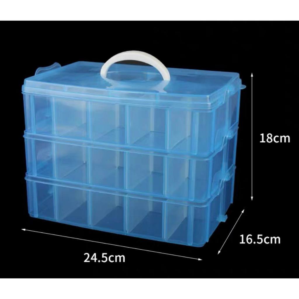 Multipurpose Large Compartment Accessories Jewelry Medicine Organizer ...