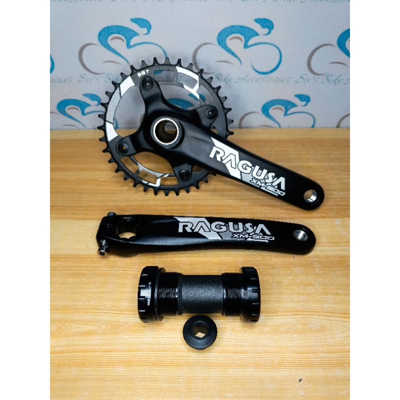 Ragusa XM800/XM900 1x 1by Hollowtech Bicycle Crankset Alloy Mountain Bike MTB Gravel Crank Set w ...