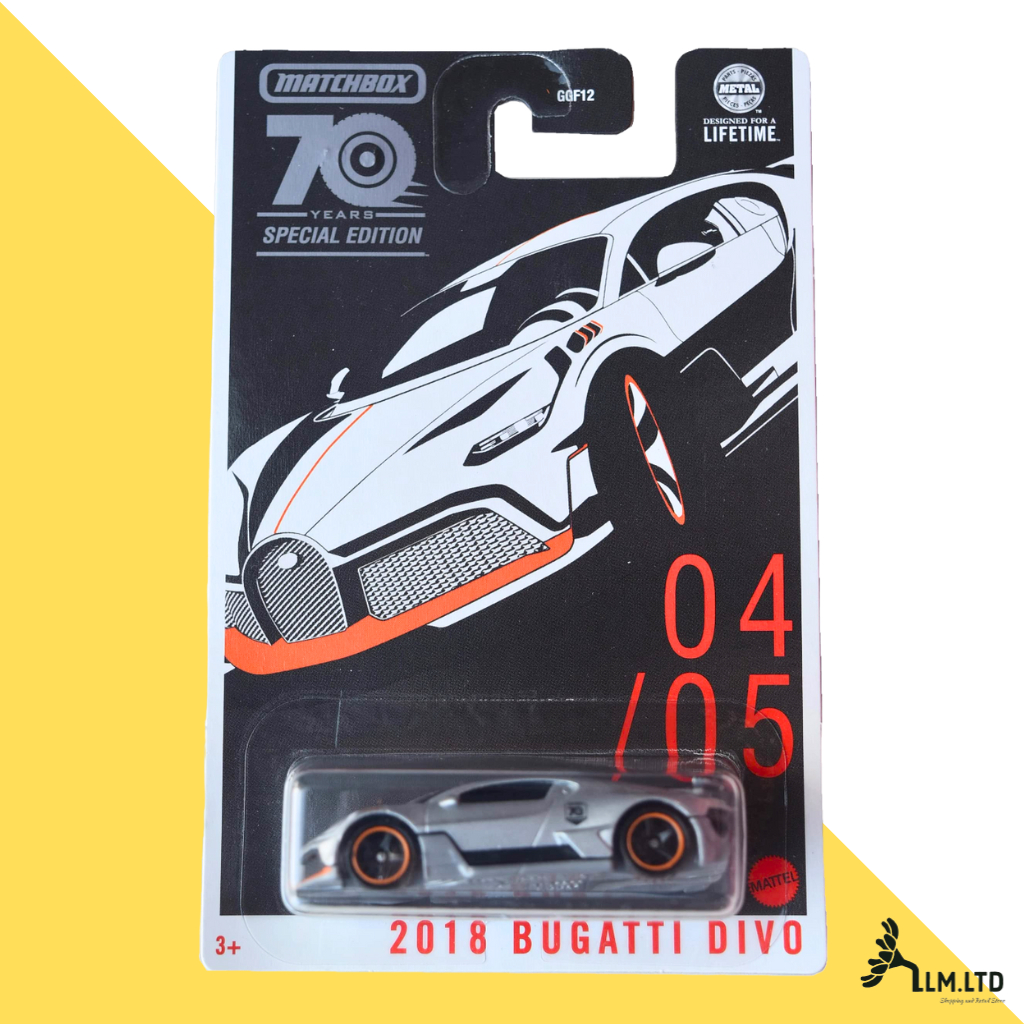 Matchbox: 70 Years Special Edition 2018 Bugatti Divo (4/5) | Shopee ...