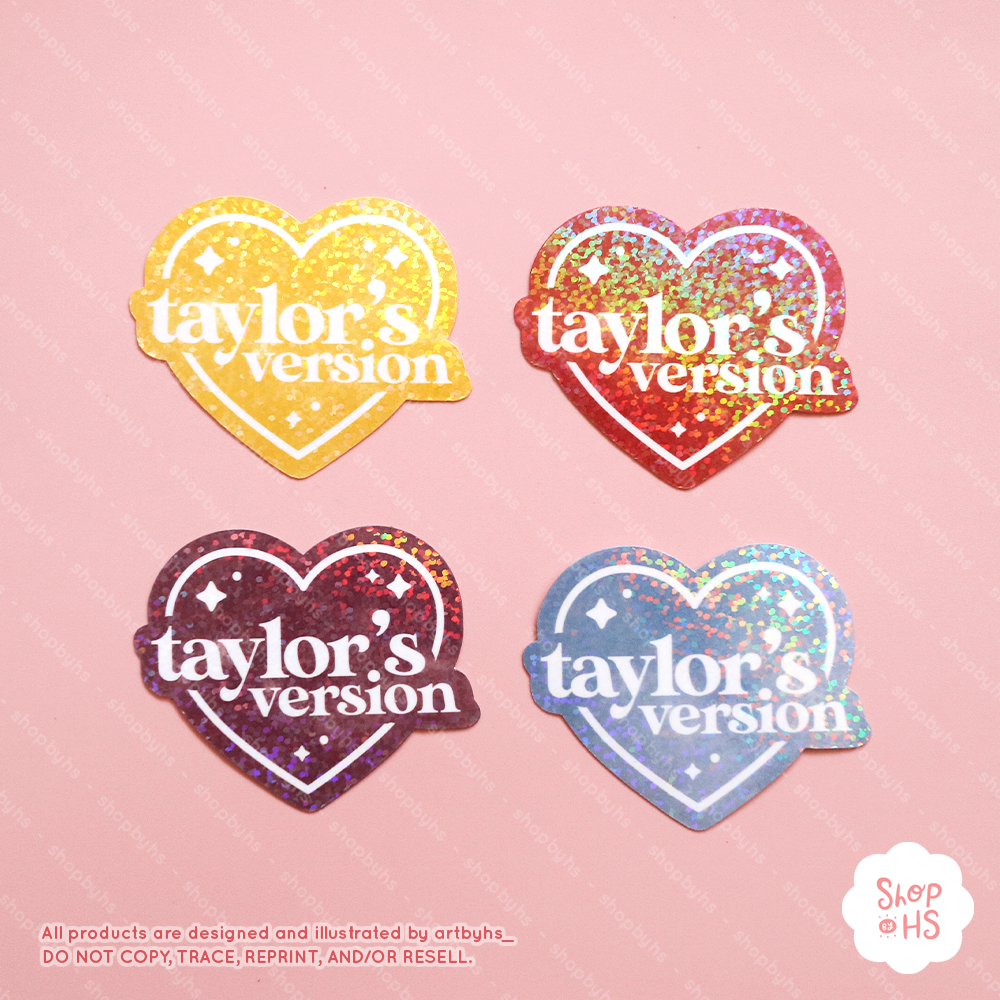 Taylor Swift Taylor's Version Holo Stickers | Shopee Philippines