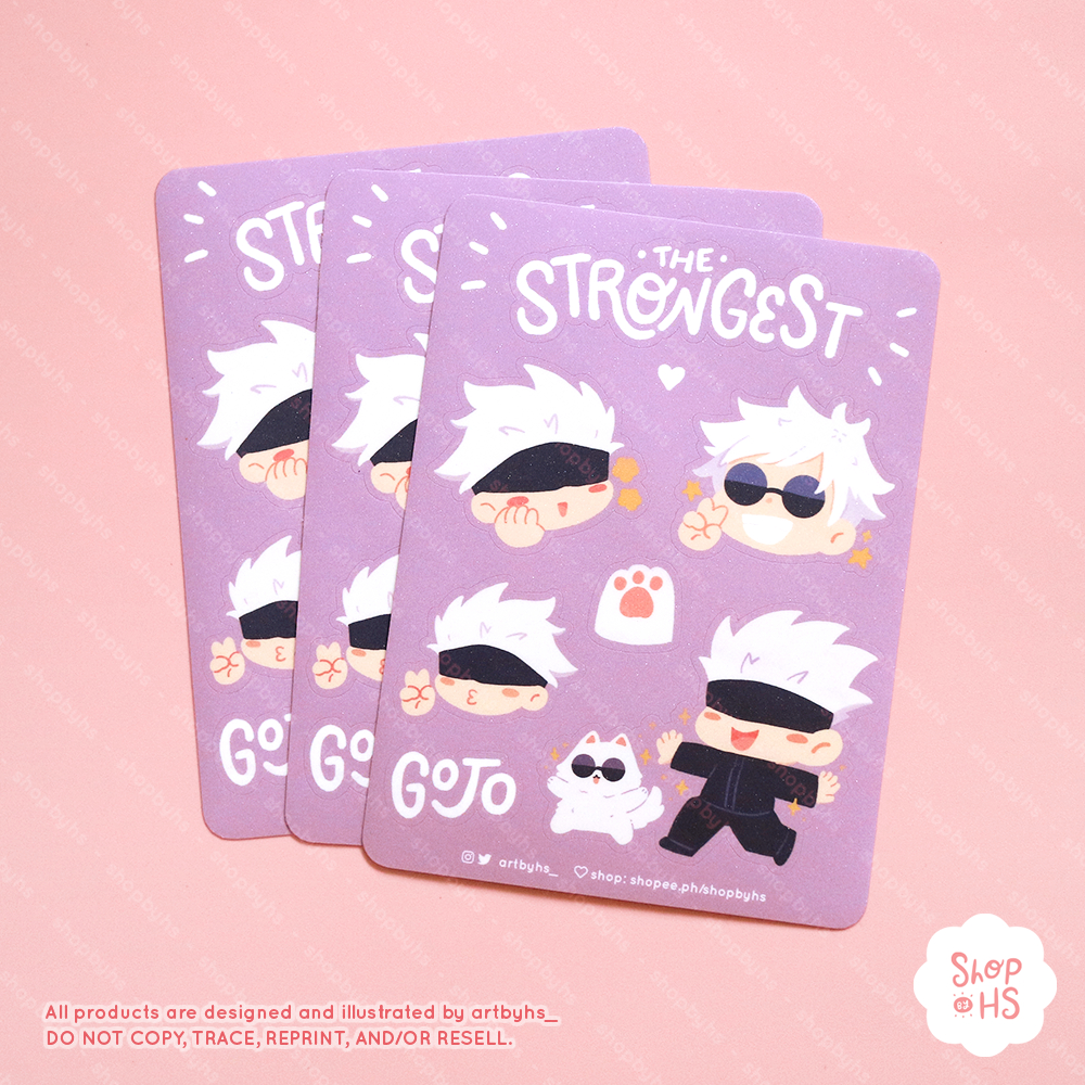 Jujutsu Kaisen Gojo Sticker Sheet | Shopee Philippines