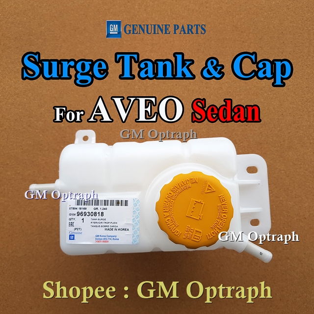 Chevrolet AVEO sedan 96930818 Radiator Coolant Reservoir Surge Tank ...