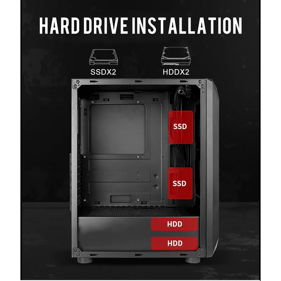 INPLAY METEOR 30 MID TOWER ATX PC CASE | Shopee Philippines