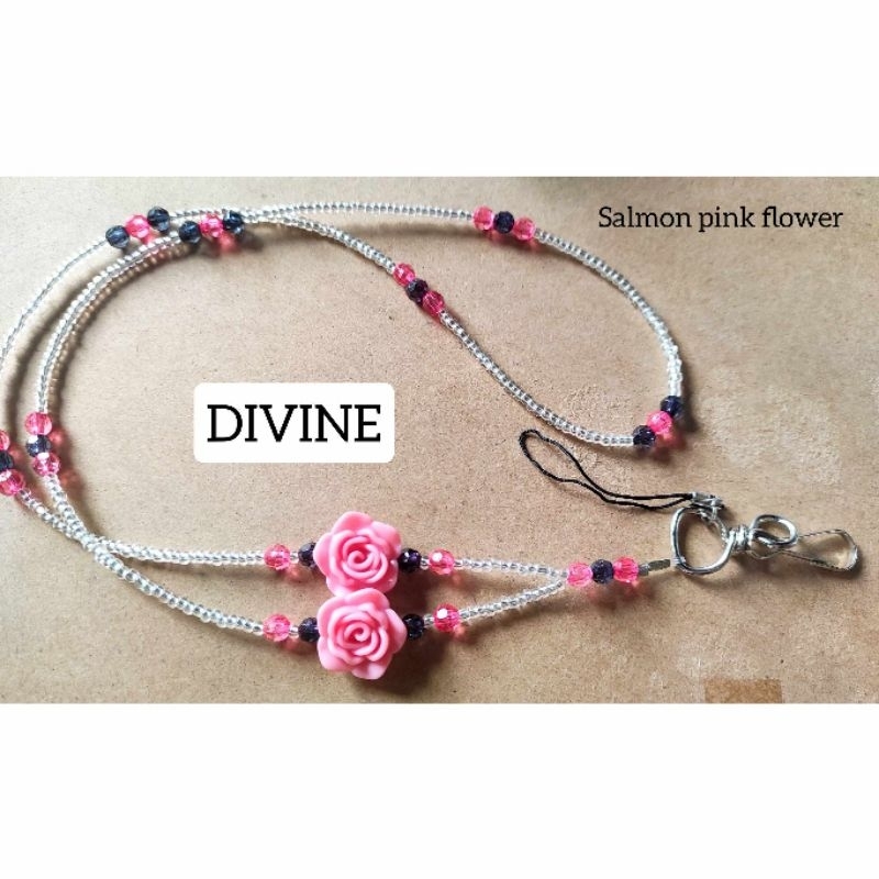 beaded pearl inspired ID LACE LANYARD / ID LANYARD / HANDCRAFTEDBYSHE ...