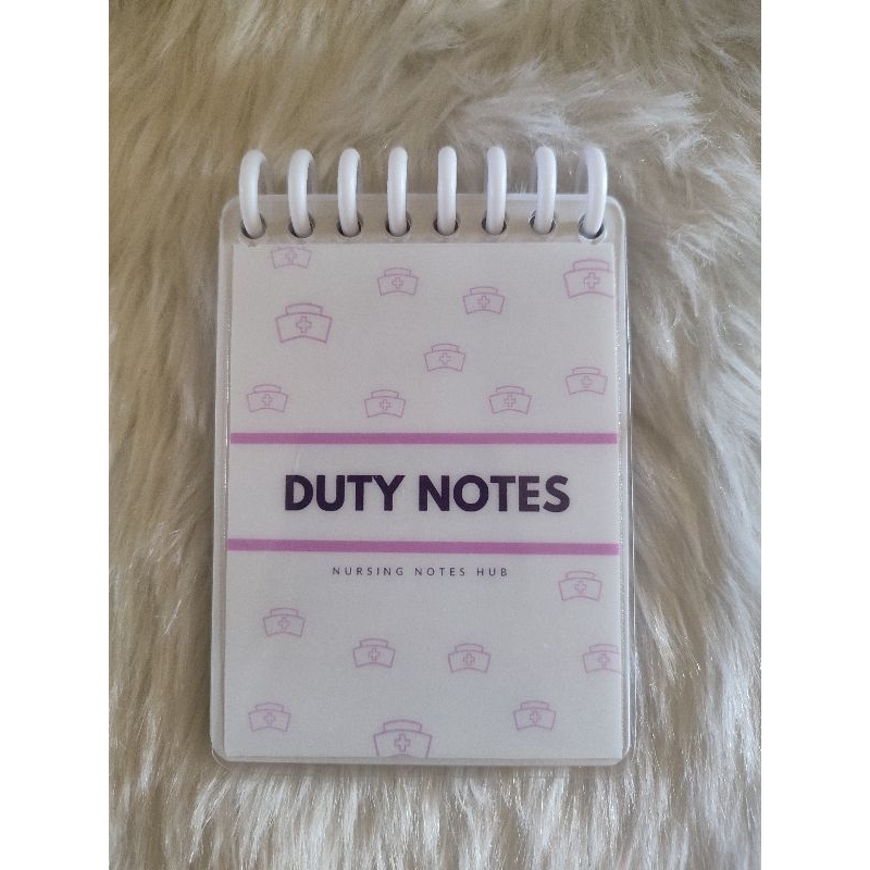 HOSPITAL DUTY NOTES I NURSING NOTES HUB | Shopee Philippines