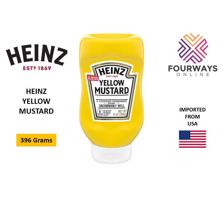 Heinz Yellow Mustard 396g | Shopee Philippines