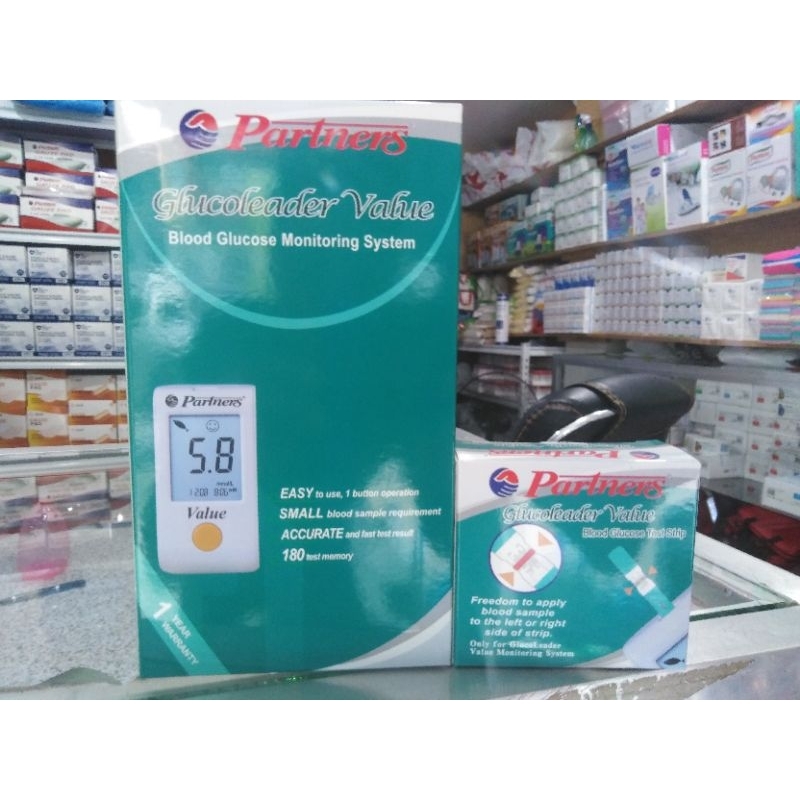 Glucoleader Value Blood Glucose Monitoring System(1Set) | Shopee ...