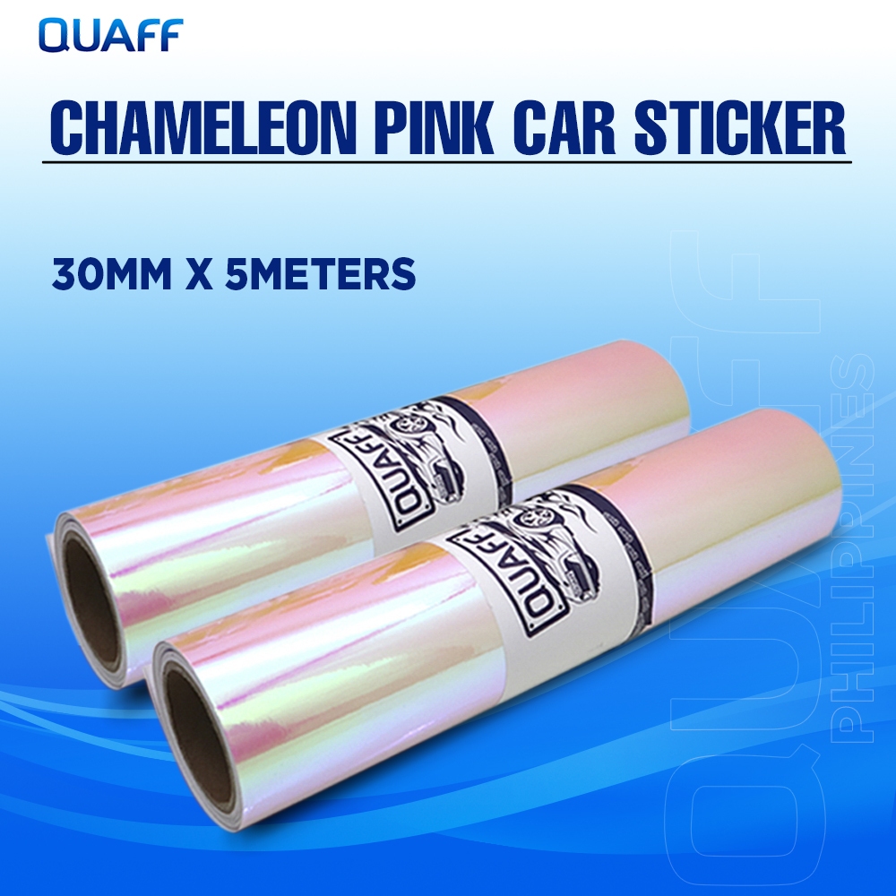 1-Roll QUAFF Chameleon Pink Car Sticker (30cm x 5 meters) | Shopee ...