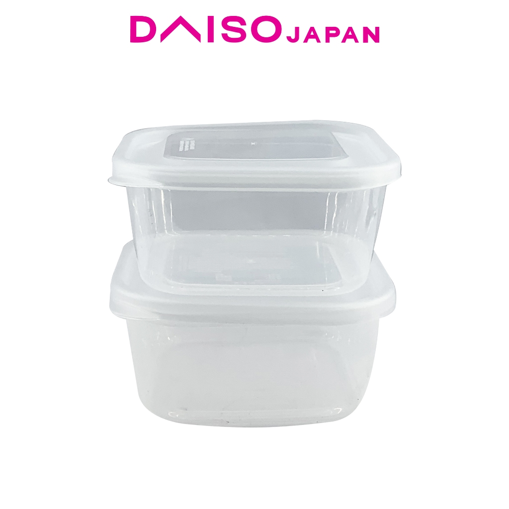 Daiso Food Container (750ml, 2 pieces) | Shopee Philippines