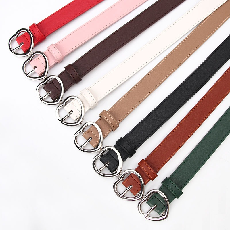 Hipster women's one-loop women's waist casual all-matching bare belt ...
