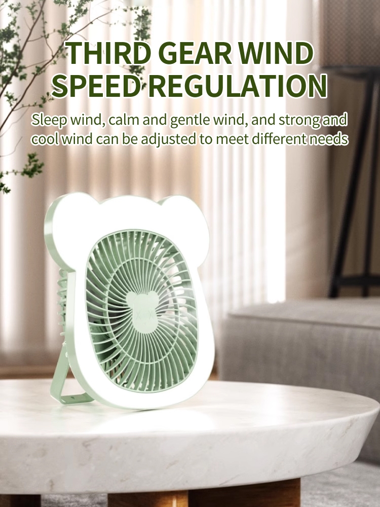 ICON Mini Fan USB Charging Fan 360° Rotating Electric Fan Portable ...