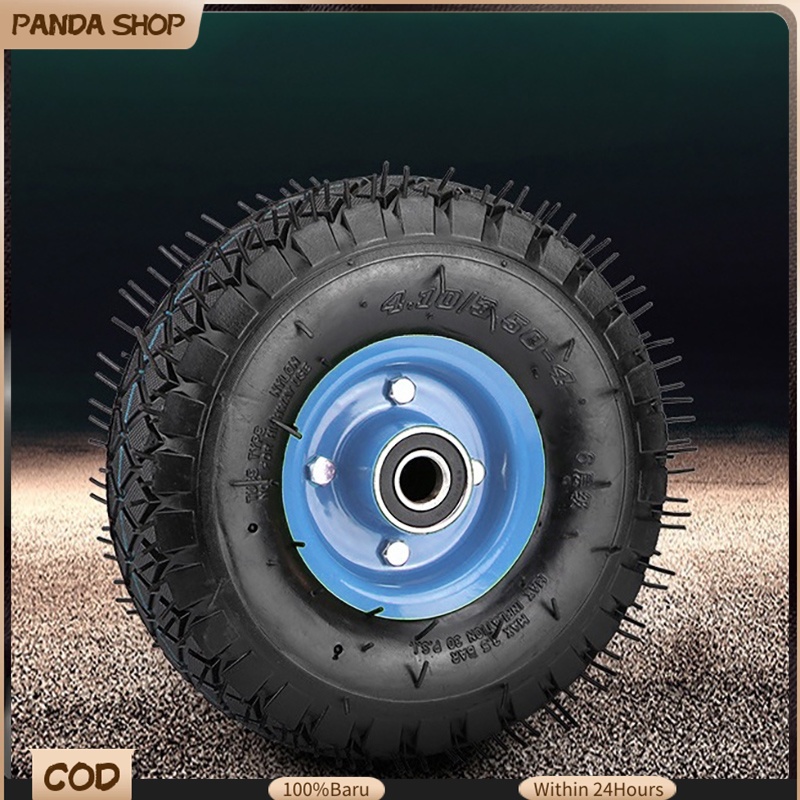 10Inch 350-4 Inflatable Wheel 25cm Rubber Inflatable Wheel Silent ...