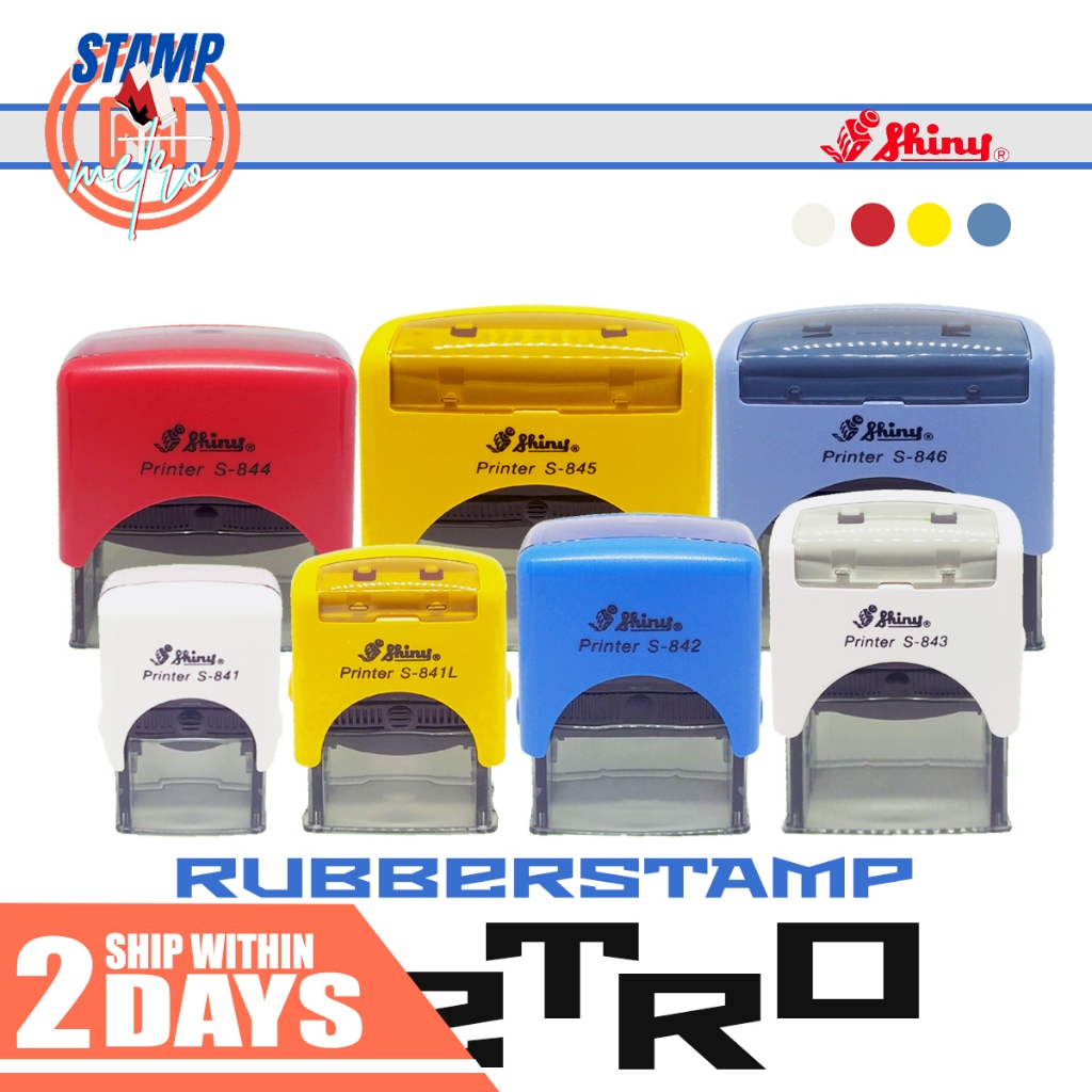 Shiny Self-Inking Stamp DELUXE | Shopee Philippines