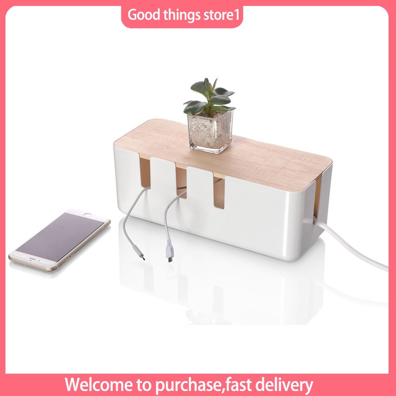 Wires And Cables Storage Box Cable Box Power Strip Wire Case Charger ...