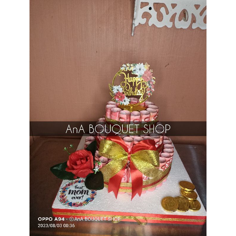 TOWER MONEY CAKE (DIY SET) OR CANDIES TOWER CAKE | Shopee Philippines