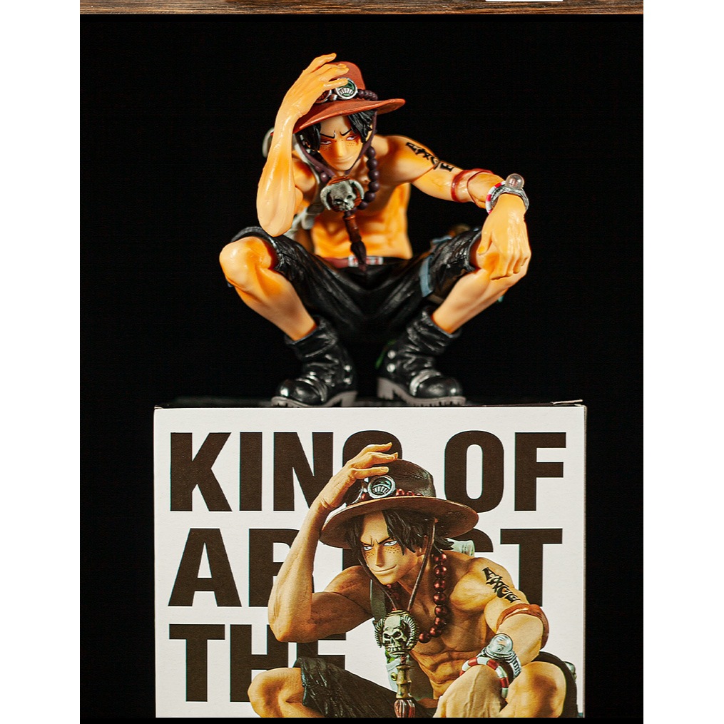 Little akiba one piece ace figure model toy with box | Shopee Philippines