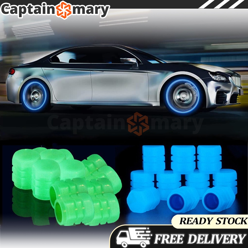 Universal Luminous Tire Valve Cap/Car Wheel Hub Glowing Dust-Proof ...