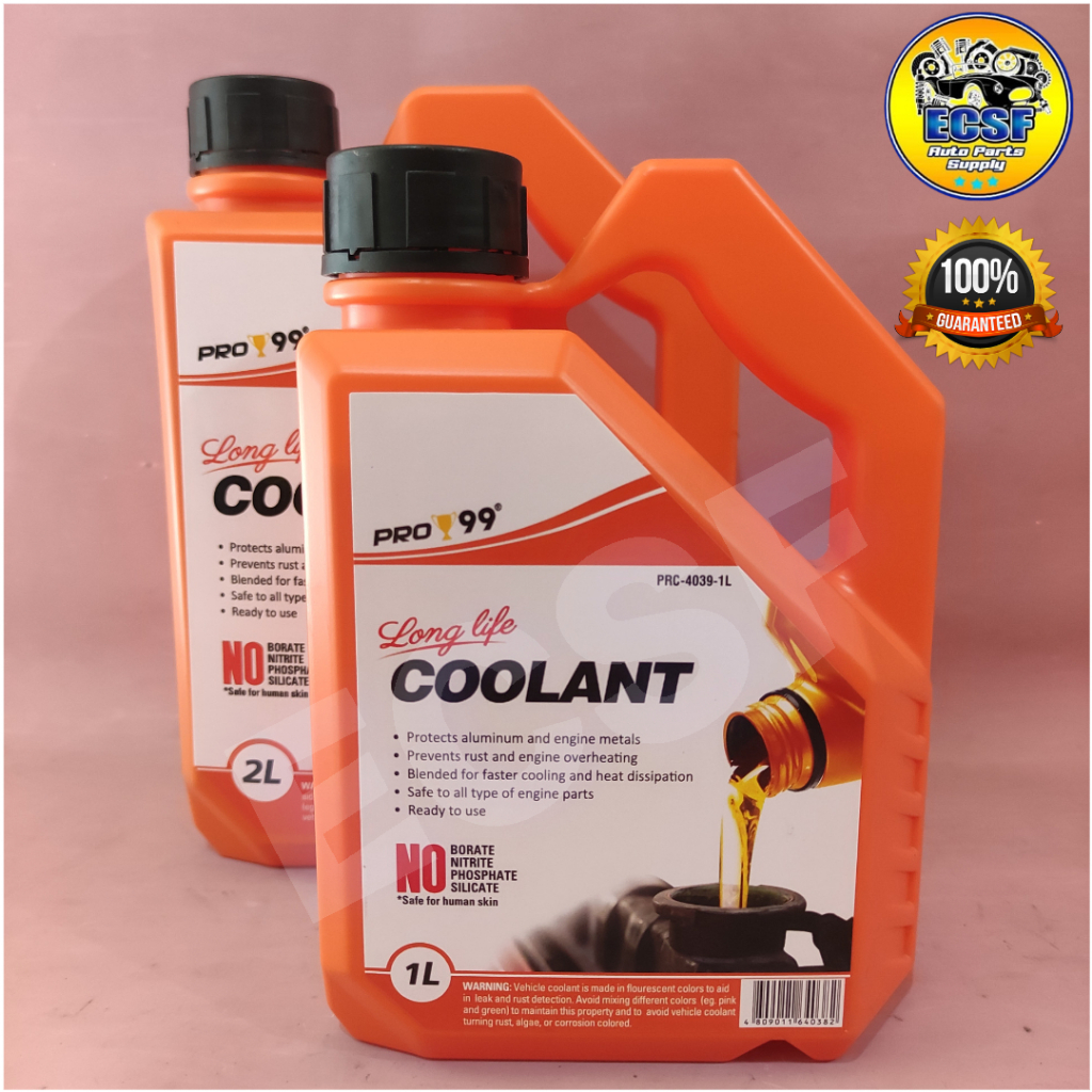 ORANGE COOLANT 1L-2L PRO99 LONG LIFE | Shopee Philippines