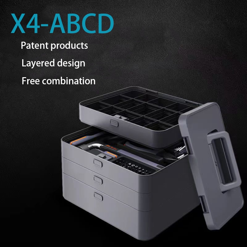 Tool Box Jimi Home Combination Tool Set Box Multi Function Hardware ...