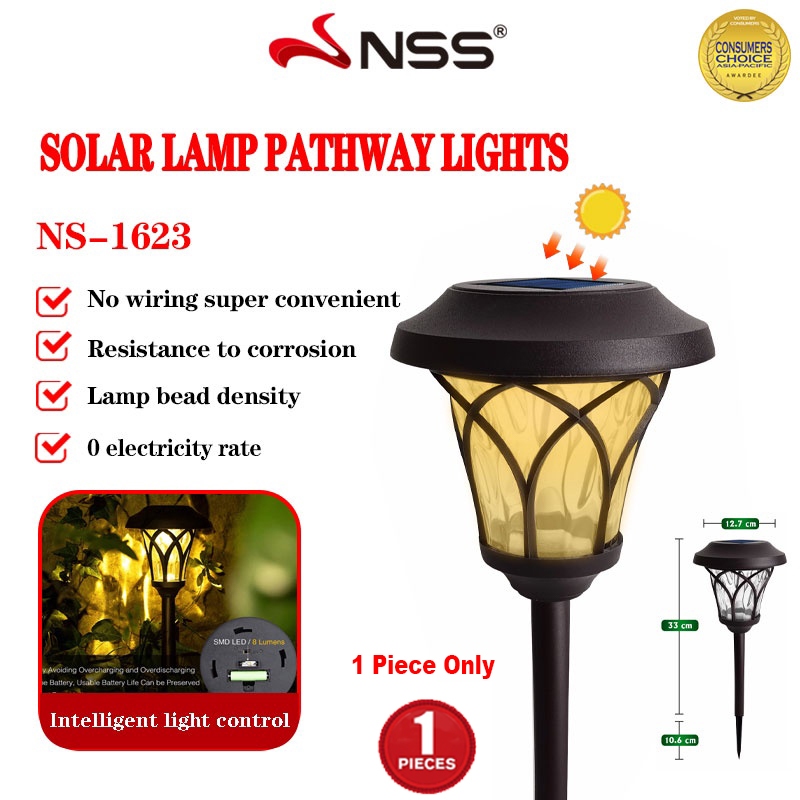 NSS solar outdoor light solar garden light decoration lught led lawn ...