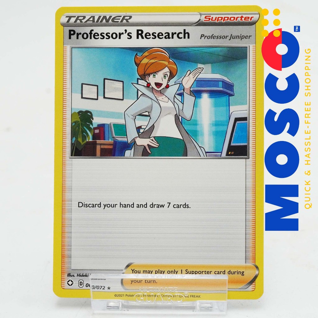Professor's Research - 060/072 - Rare | Supporter Cards Pokemon TCG ...