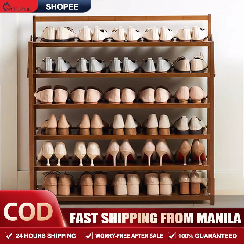 Wooden Shoe Cabinet Cabinet Storage No Installation Shoe Rack ...
