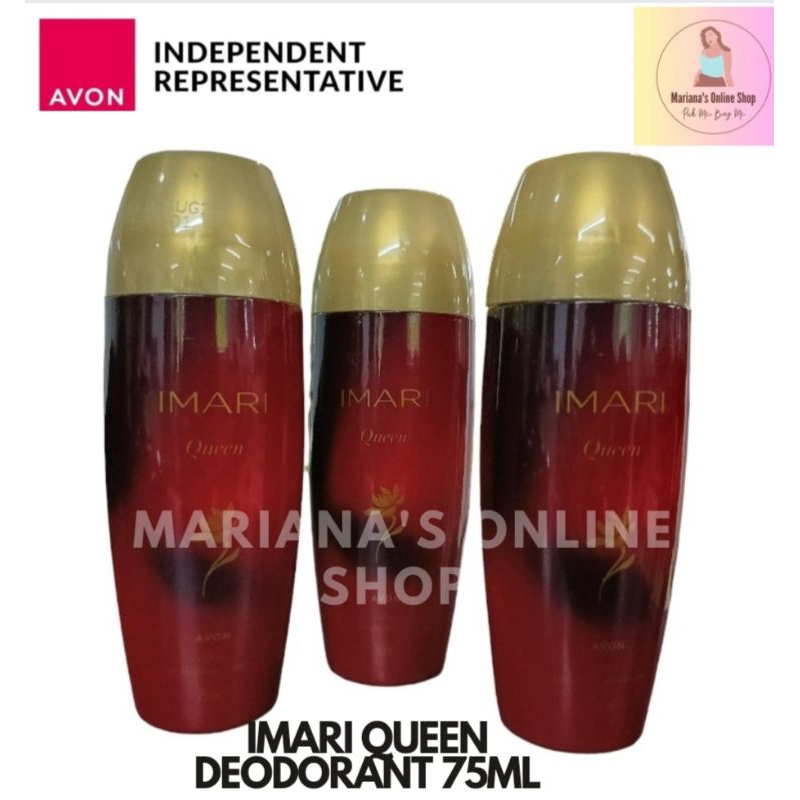 AVON IMARI QUEEN Deodorant 75ML and IMARI VELVET Deodorant 40ml ...