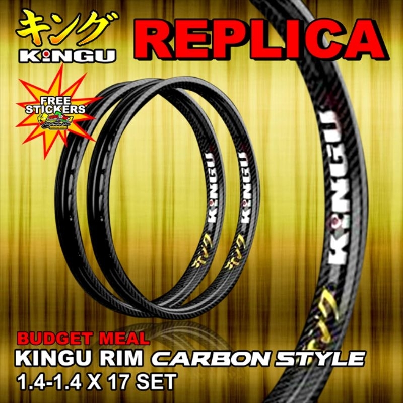 kingu rim carbon style REPLICA ONLY | Shopee Philippines