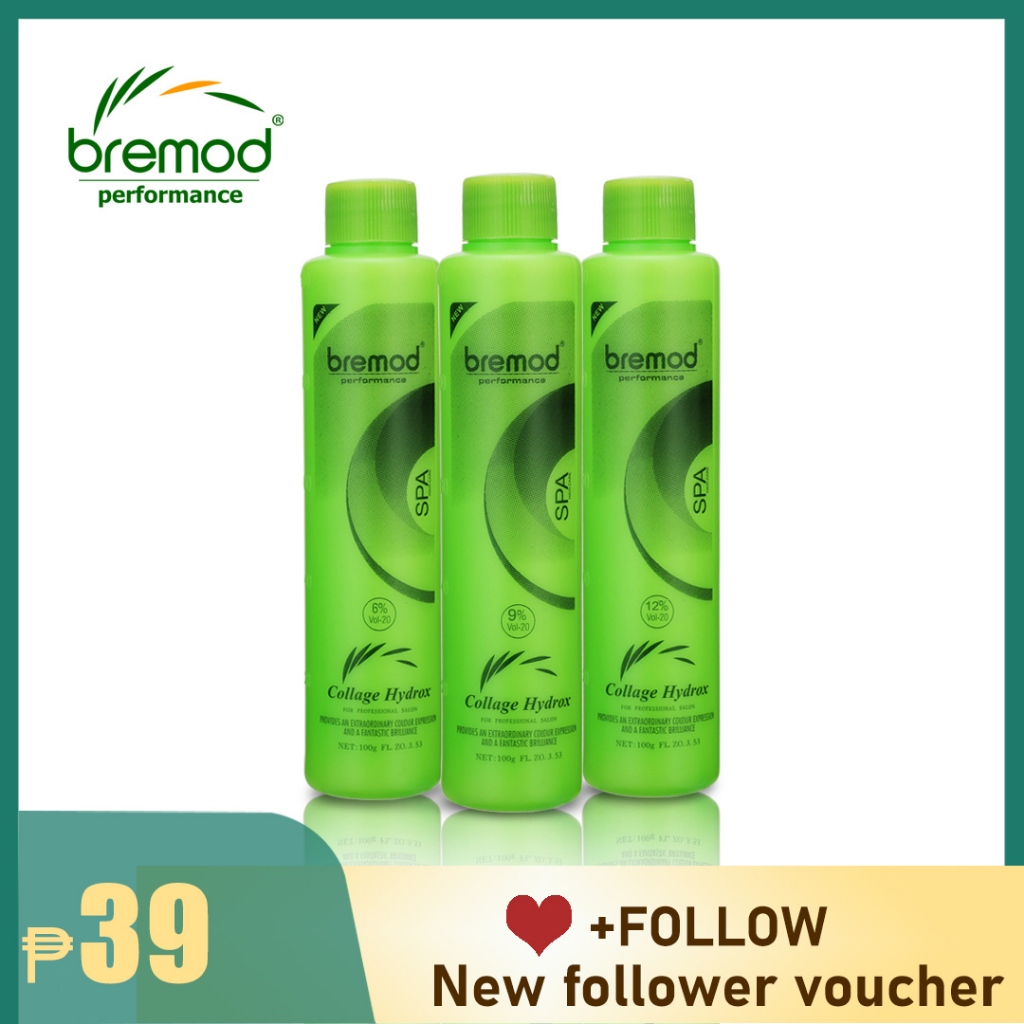 Bremod Hair Developer Hair Oxidizing Oxidizer Oxi Solution 100ml 6% 9% ...