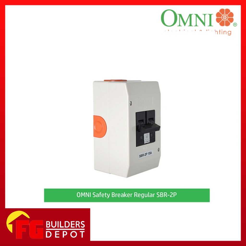 OMNI REGULAR SAFETY BREAKER WITH SOCKET SBRS 2P 15A | Shopee Philippines