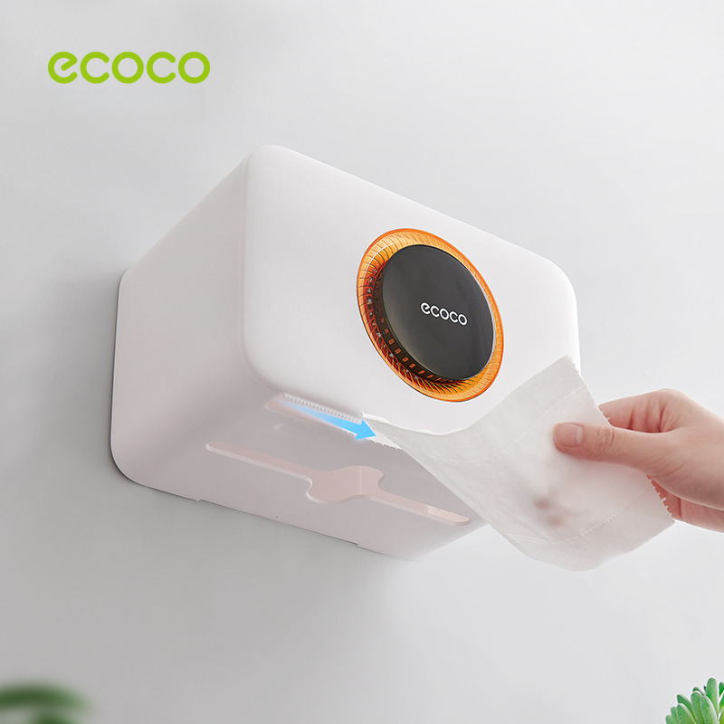 Ecoco Fragrance Tissue Box Wall-mounted Toilet Tissue Holder with ...