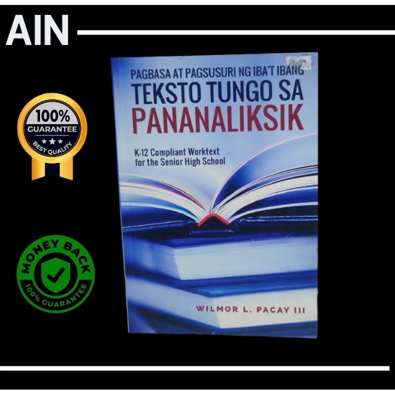Pagbasa at Pagsusuri ng Iba't-Ibang Teksto tungo sa Pananaliksik K-12 ...