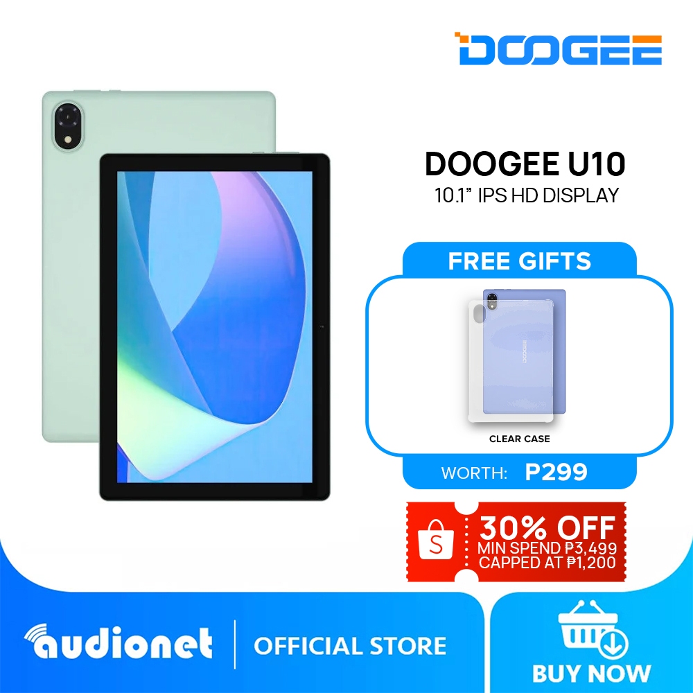 Doogee U10 Tablet | 9GB(4+5)+128GB | 10.1” IPS HD Display | Quad-Core ...