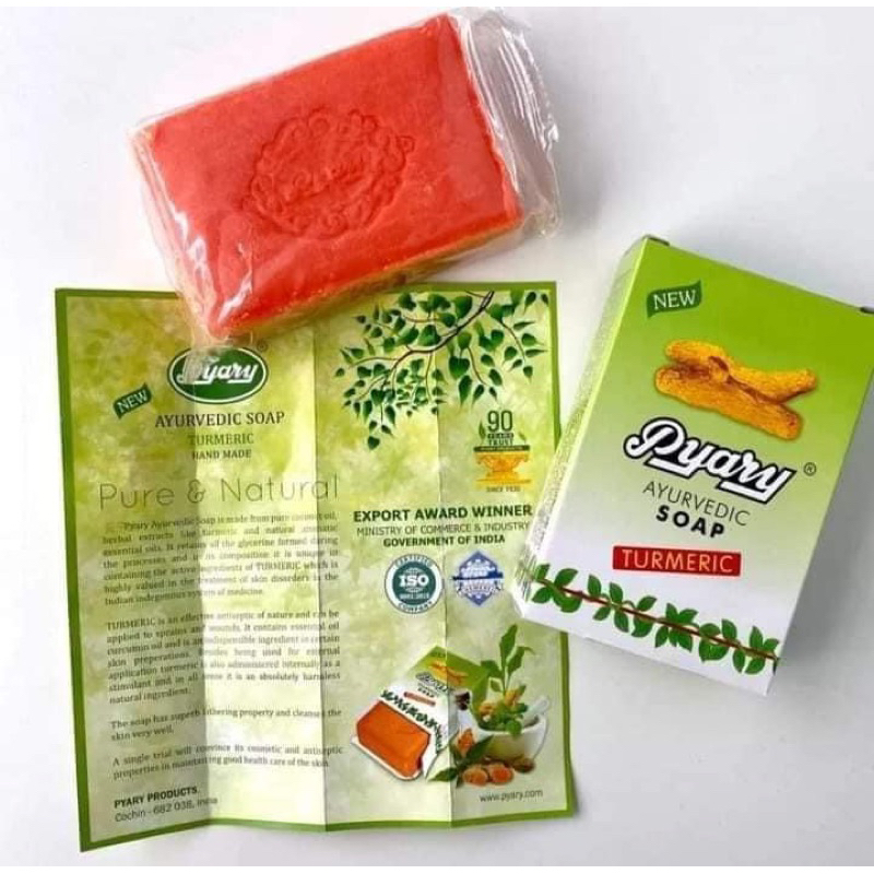 PYARY TURMERIC SOAP AUTHENTIC | Shopee Philippines
