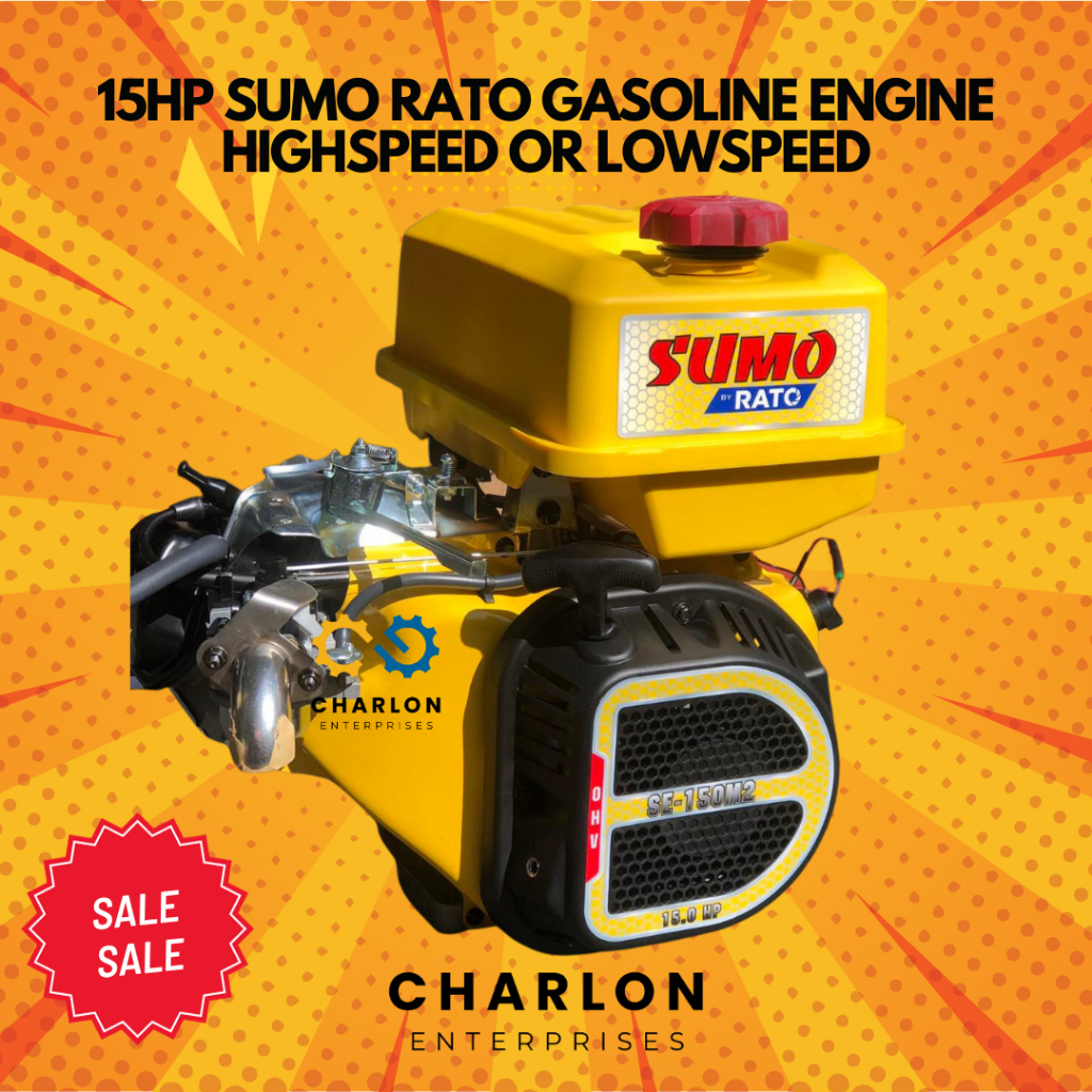 15HP SUMO RATO Gasoline Engine low speed or high speedgasoline Bangka ...