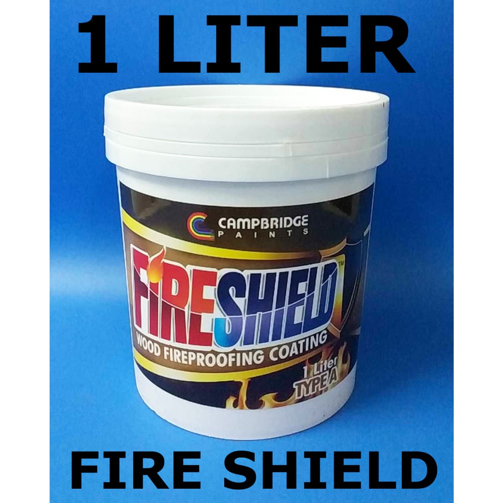 ( 1 LITER ) ORIGINAL CAMPBRIDGE FIRESHIELD WOOD FIRE PROOFING COATING ...