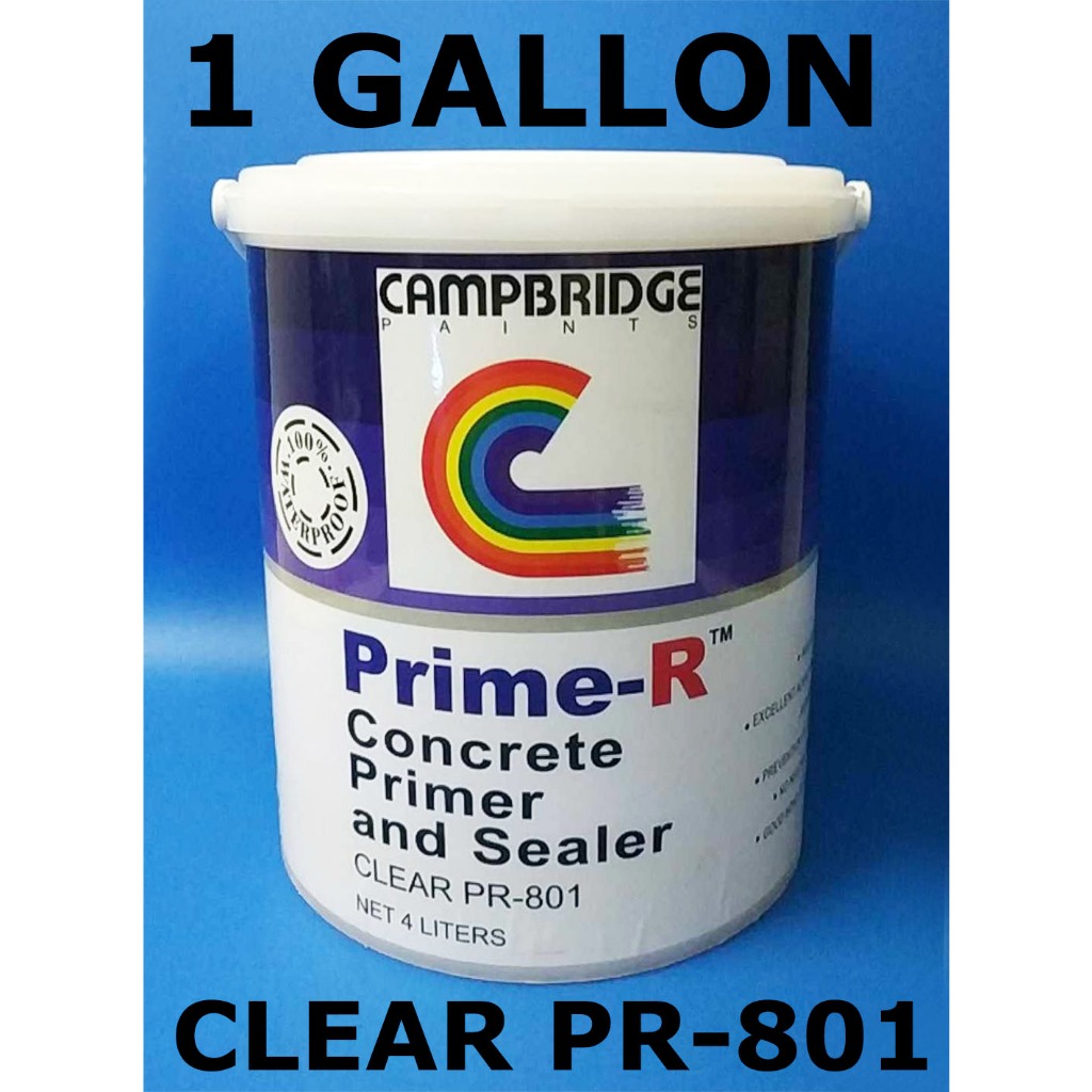 ORIGINAL CAMPBRIDGE PRIME-R CONCRETE PRIMER AND SEALER PR-801 CLEAR ( 1 ...