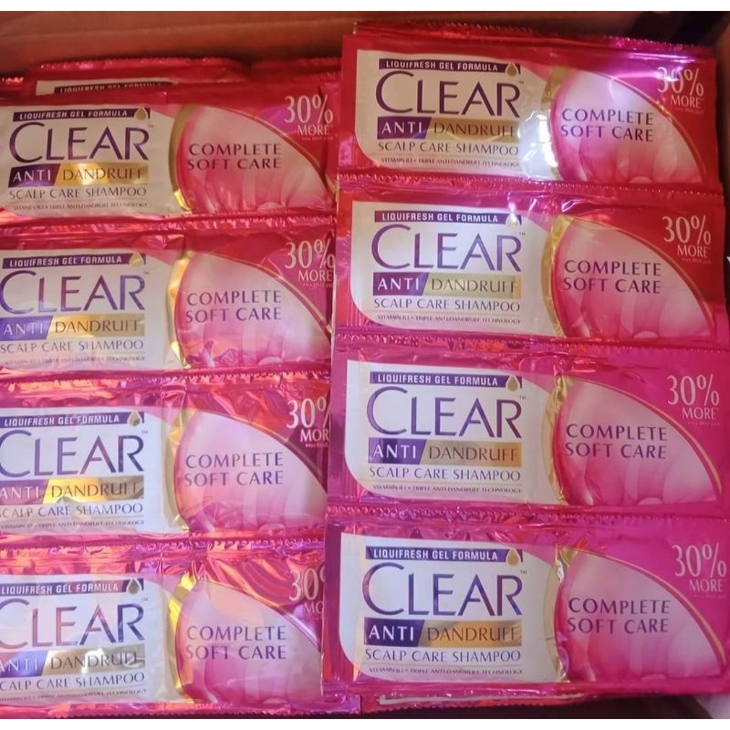 Clear shampoo 12pcs sachet | Shopee Philippines