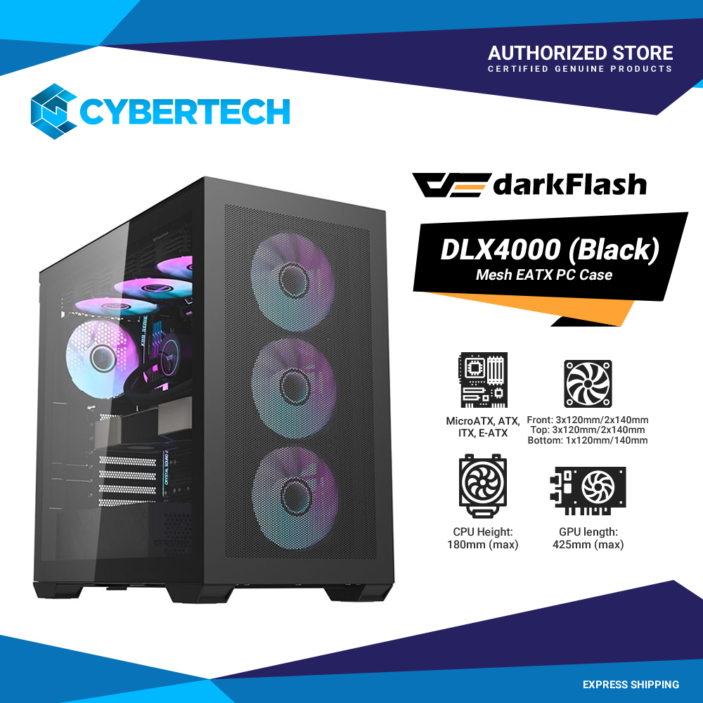 Darkflash DLX4000 Mesh E-ATX PC Case | Shopee Philippines