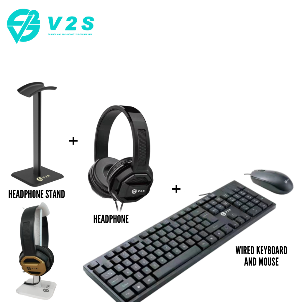 V2S New Bundle Keyboard Mouse And Se5666 Headphone Gaming Noise ...