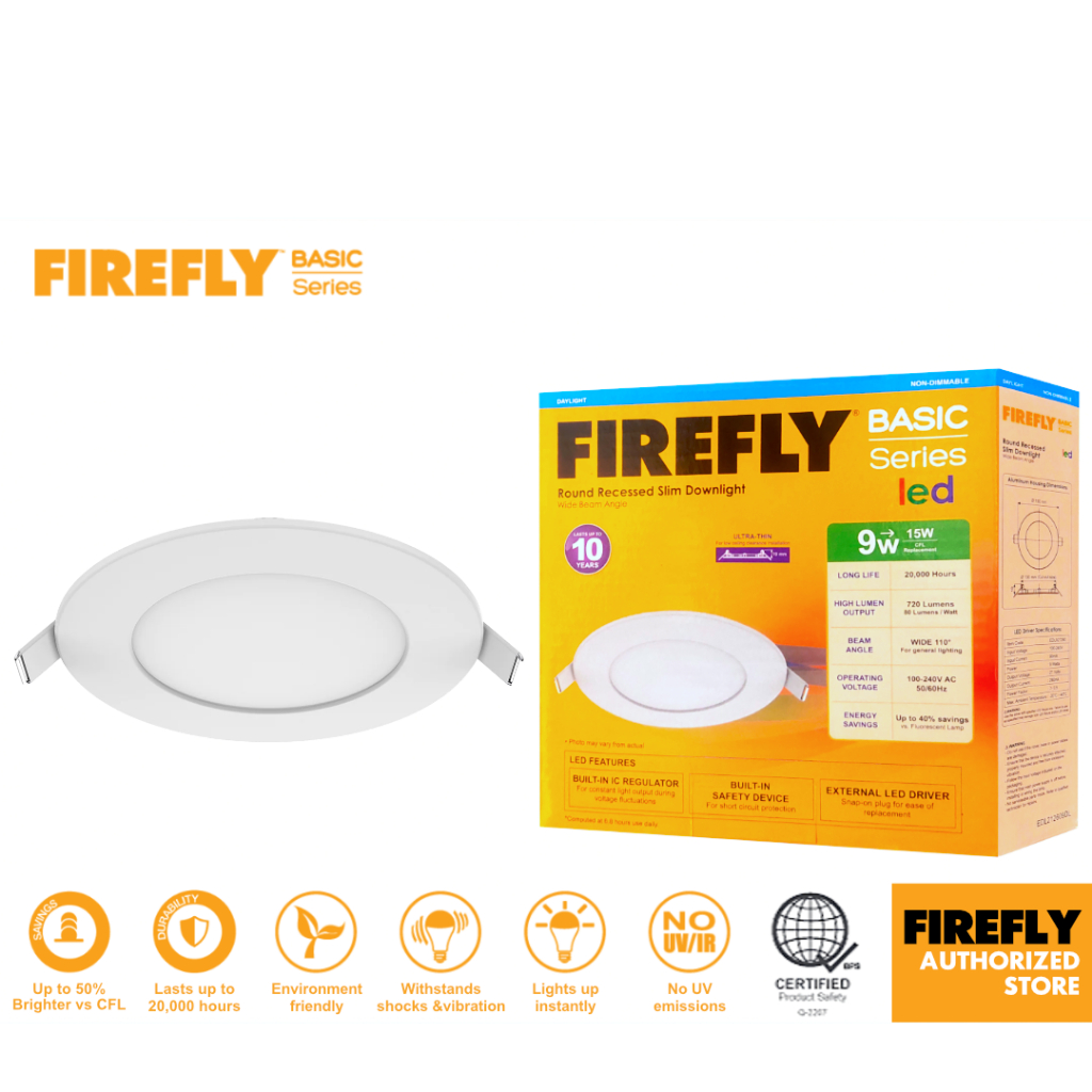 Firefly Basic Series Round Non-Integrated LED Downlight Ultra-thin ...