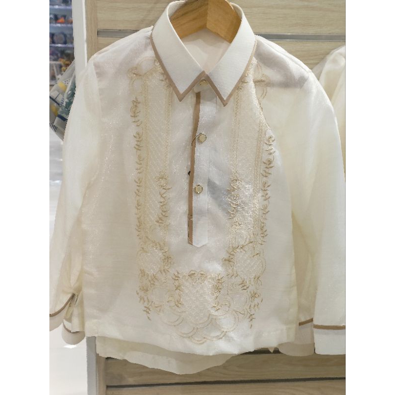 BARONG TAGALOG MOCHA FOR KIDS AND ADULTS | Shopee Philippines