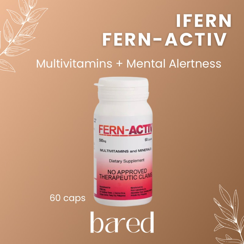 iFern- FERN AKTIV 60caps (Multivitamins & Minerals) | Shopee Philippines