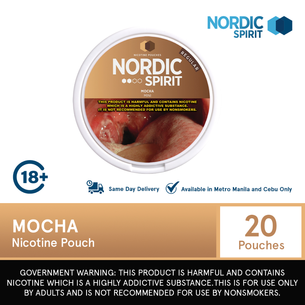 NORDIC SPIRIT Mocha Nicotine Pouch | Shopee Philippines