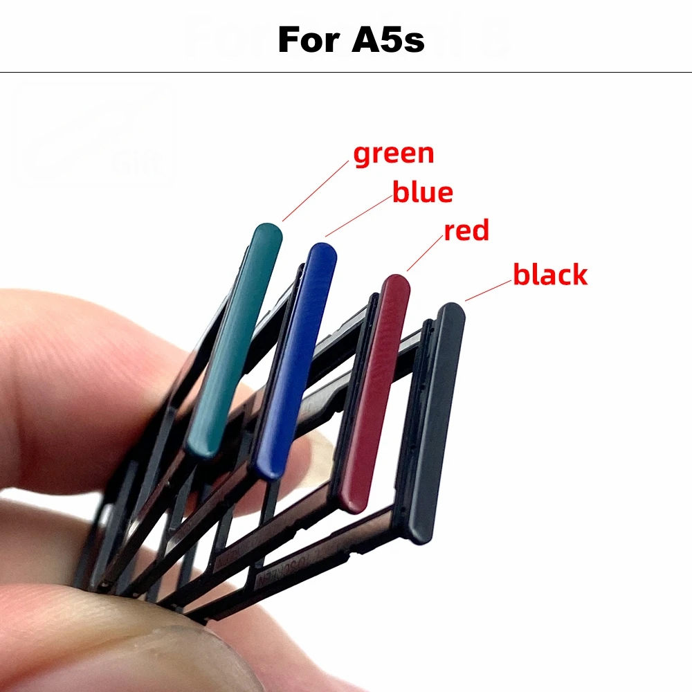 For Oppo A5s Sim Card Slot Tray Holder Sim Card Reader Socket | Shopee ...