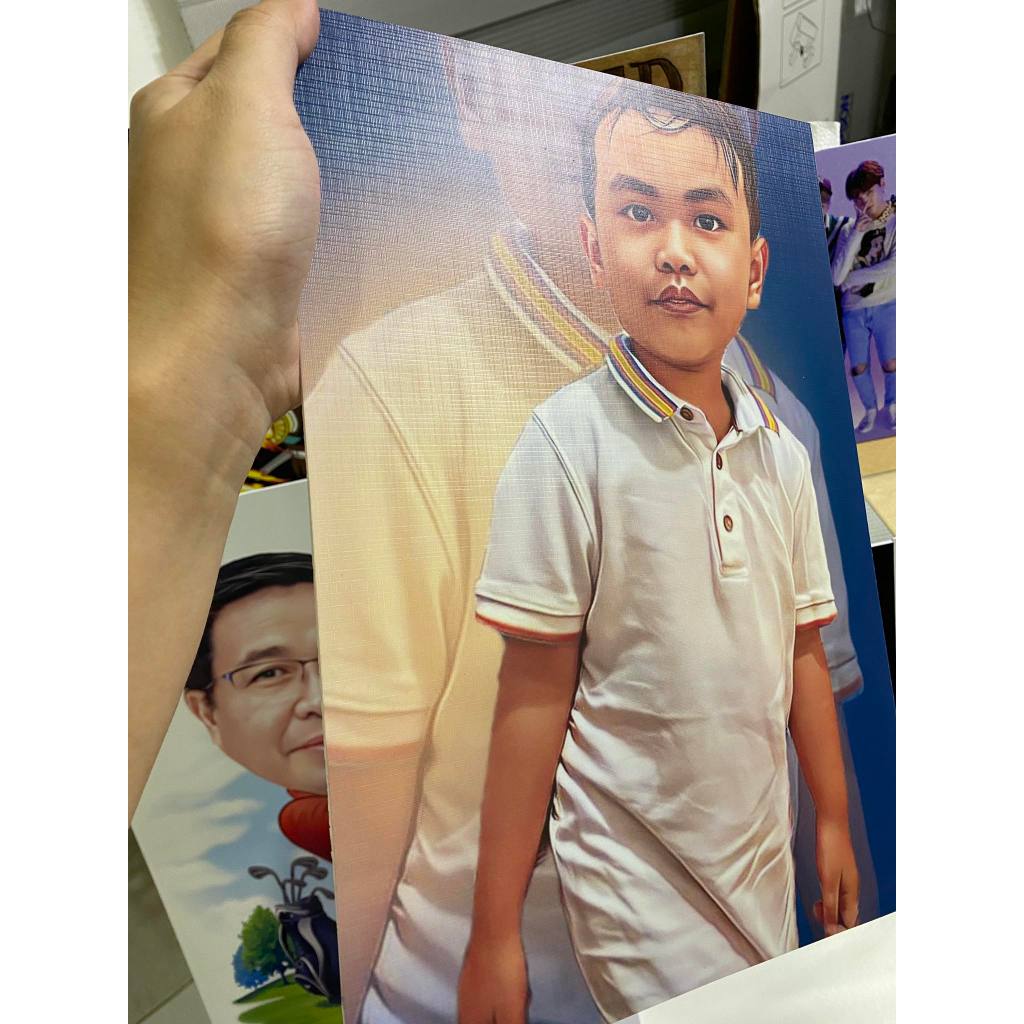 PERSONALIZED Sintra Board Photo tile (FLAT TYPE) A4 size - 8 x 11 ...